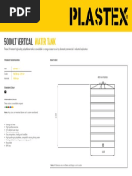 5000L Jojo Tank Dimensions and Features | PDF | Materials | Building ...