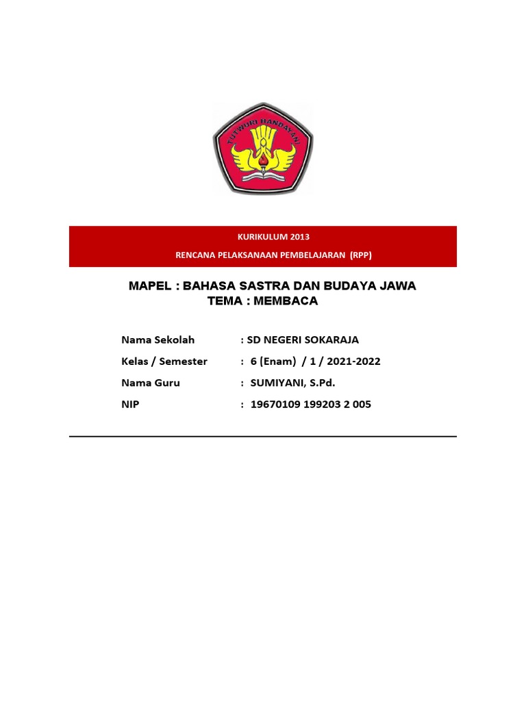 RPP B Jawa KD 3.2 - 4.2 | PDF | Kajian Bahasa Asing