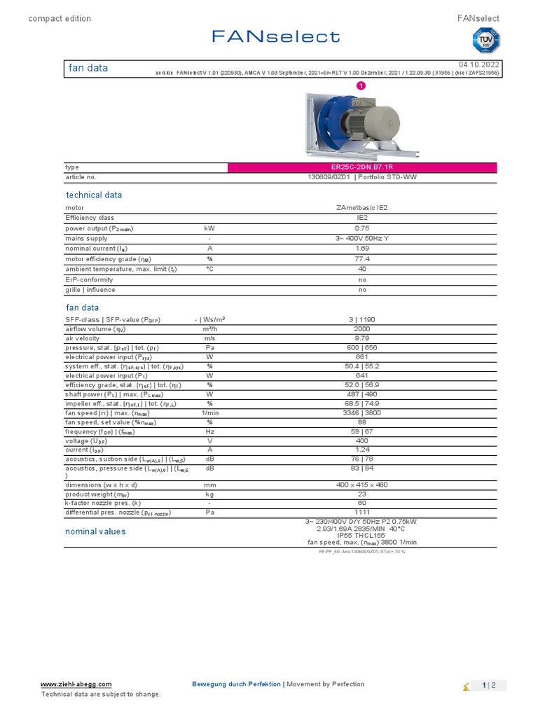 0,75 Er25c2dnb71r | PDF | Electricity | Physical Quantities