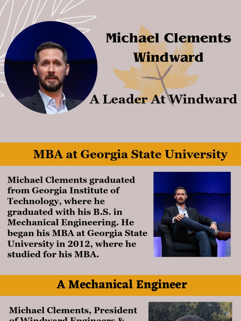 Michael Clements Windward - A Leader at Windward | PDF