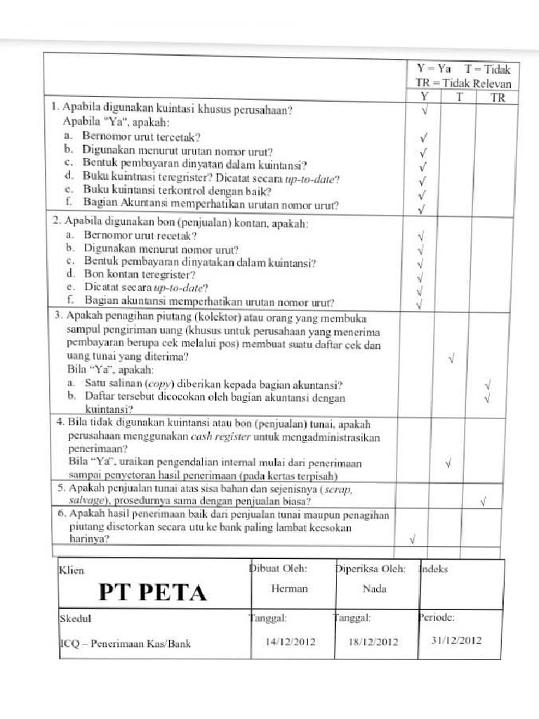 Icq Persediaan | PDF