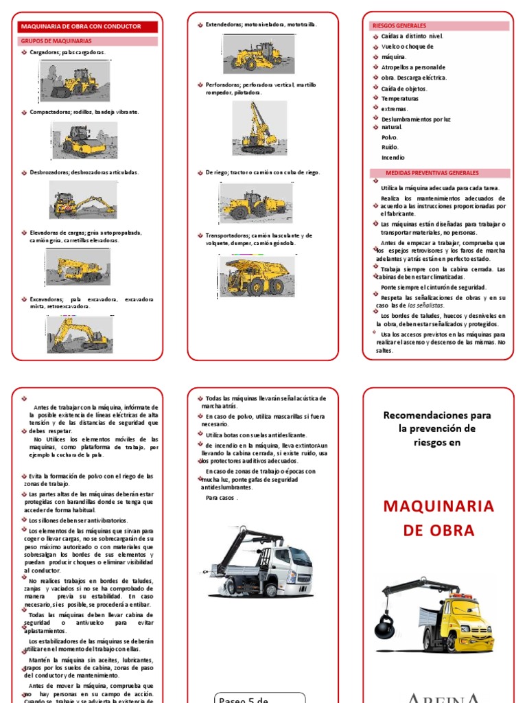 Triptico Maquinaria - 074940 | PDF