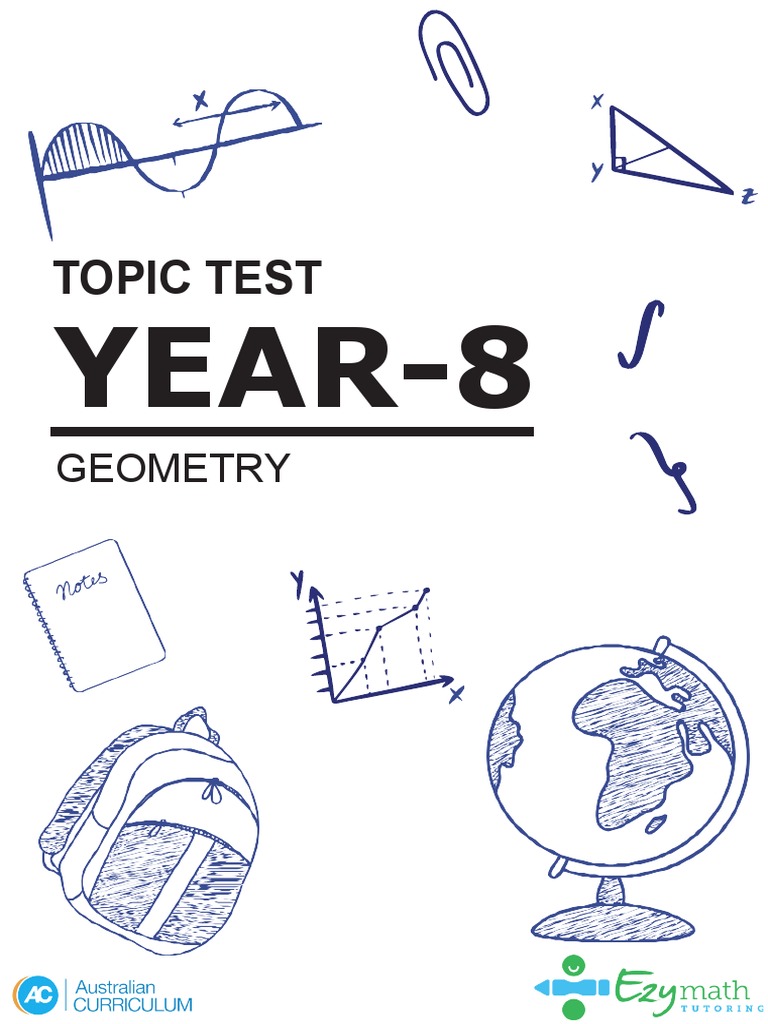 Year 8 Maths Test - Geometry - Questions | PDF | Mathematics | Convex ...