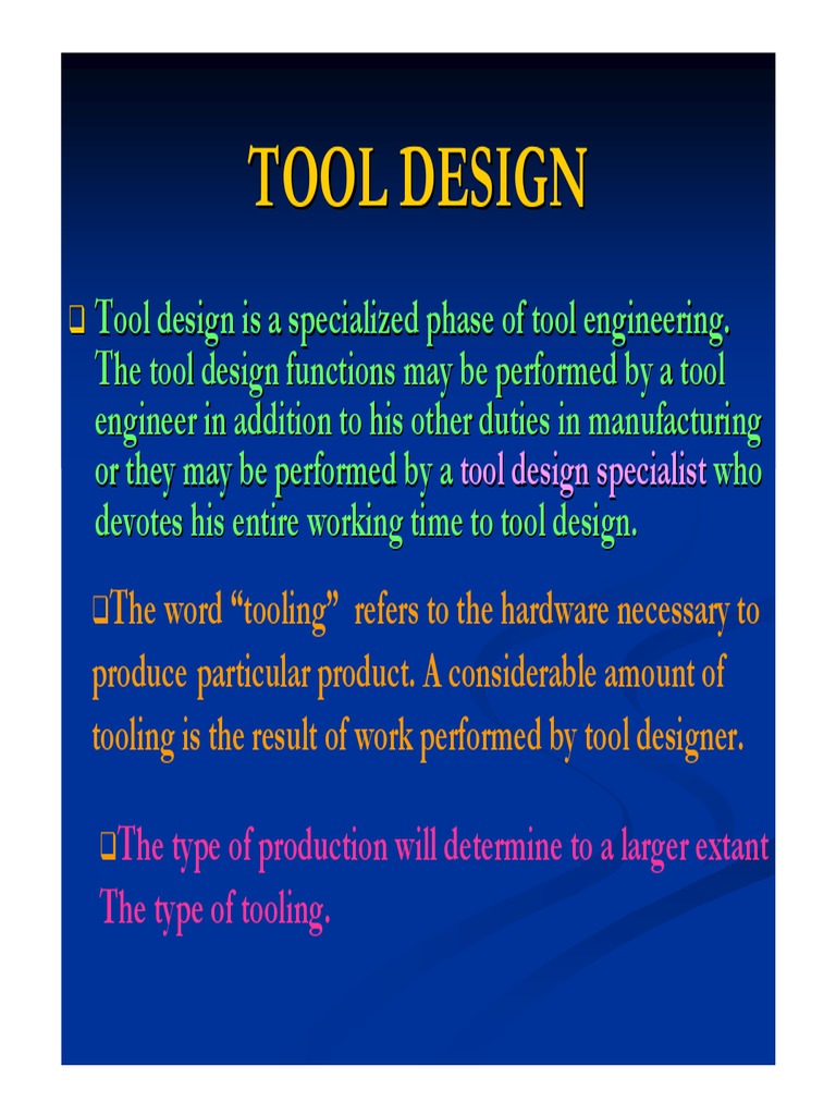 Tool Design | Download Free PDF | Sheet Metal | Deformation (Engineering)