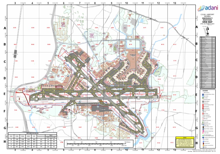 Airport Emergency Response Grid Map of CSMIA wef 07 October 2021 | PDF