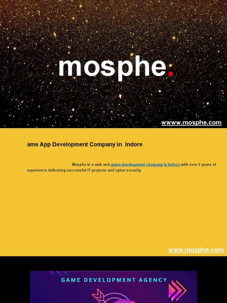 Game Development Agency in Indore | PDF