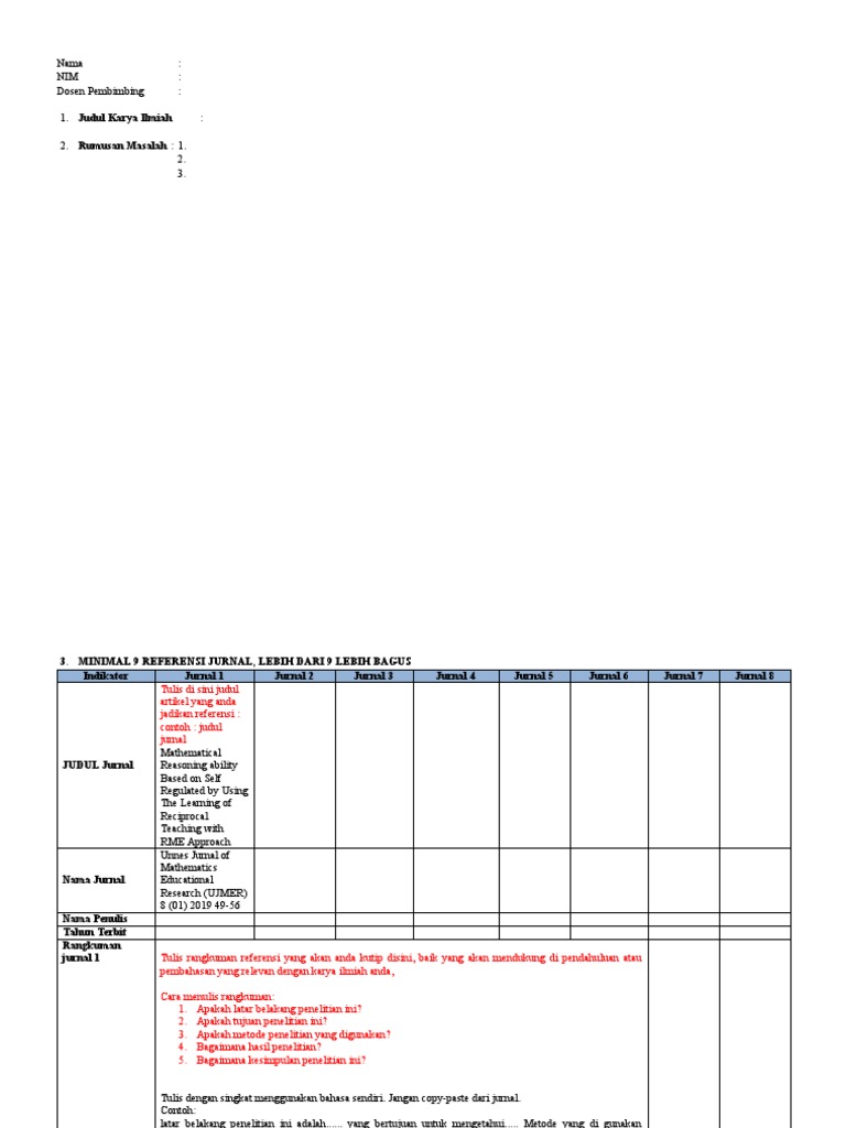 FORMAT TUGAS 1 - Karil | PDF | Karier & Perkembangan