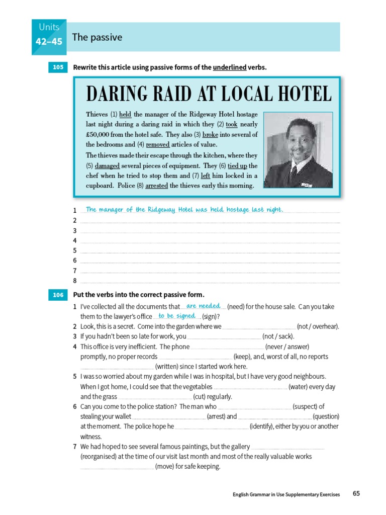 Daring Raid at Local Hotel: The Passive | PDF