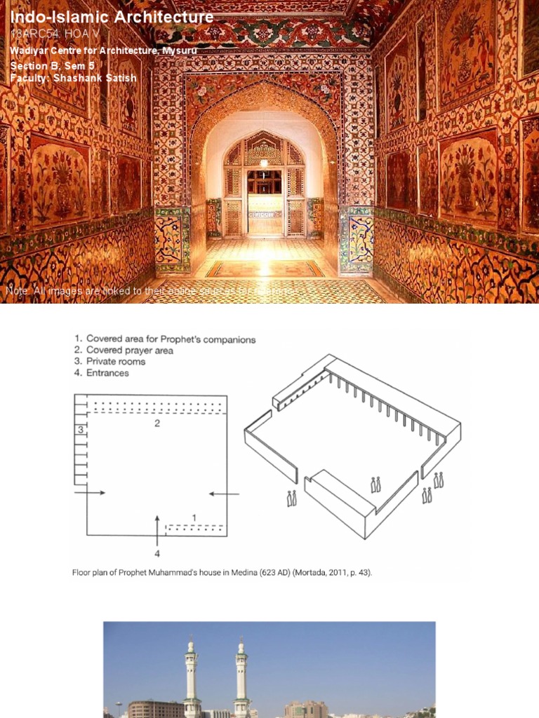 Features of Indo-Islamic Architecture | PDF | Mosque | Architectural Design