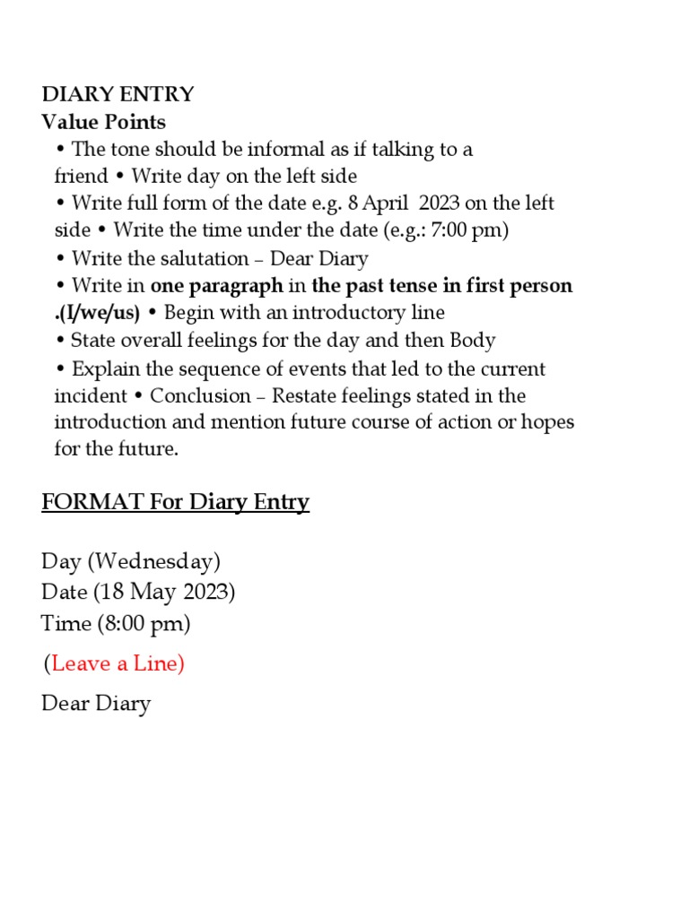 Diary entry-pdf | PDF