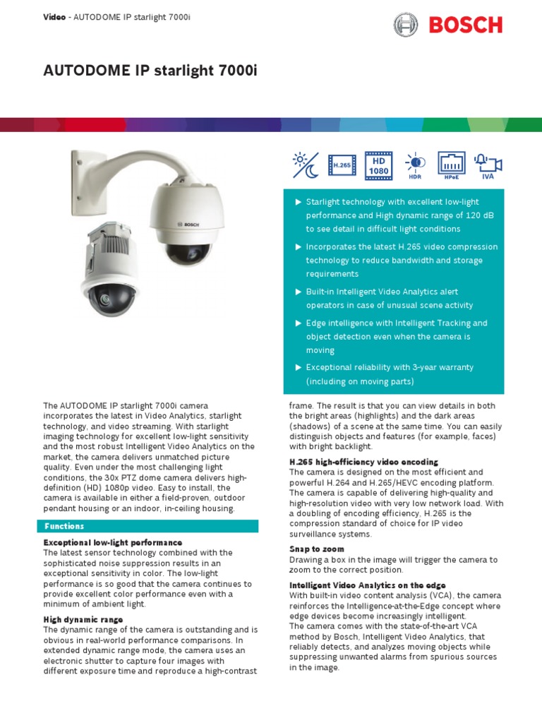 AD_IP_starlight_7000_Data_sheet_enUS_71951884171 | PDF | Camera ...