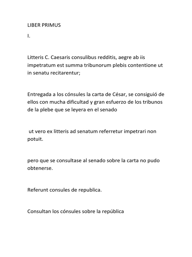 Liber Primus | PDF | Pompeyo | Europa antigua