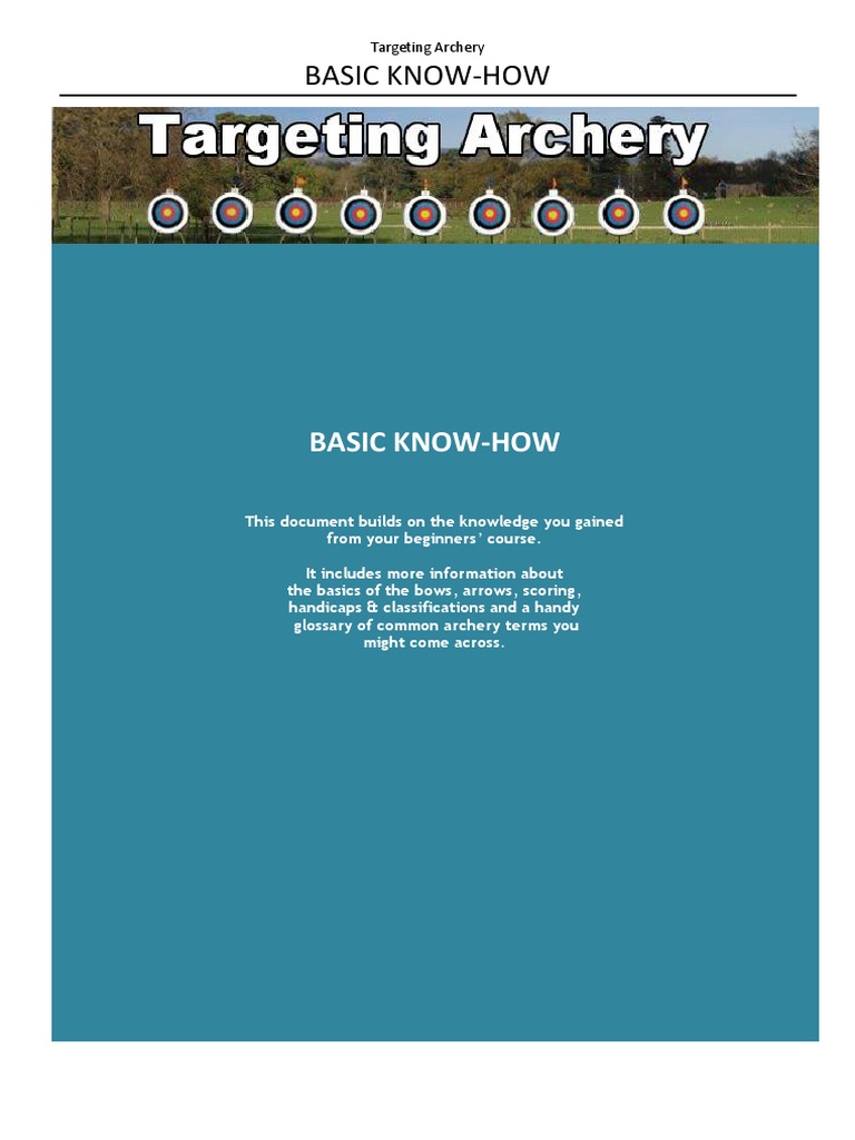 Basic Know-How | PDF