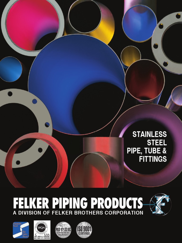Felker Piping Products: Stainless Steel Pipe, Tube & Fittings | PDF ...