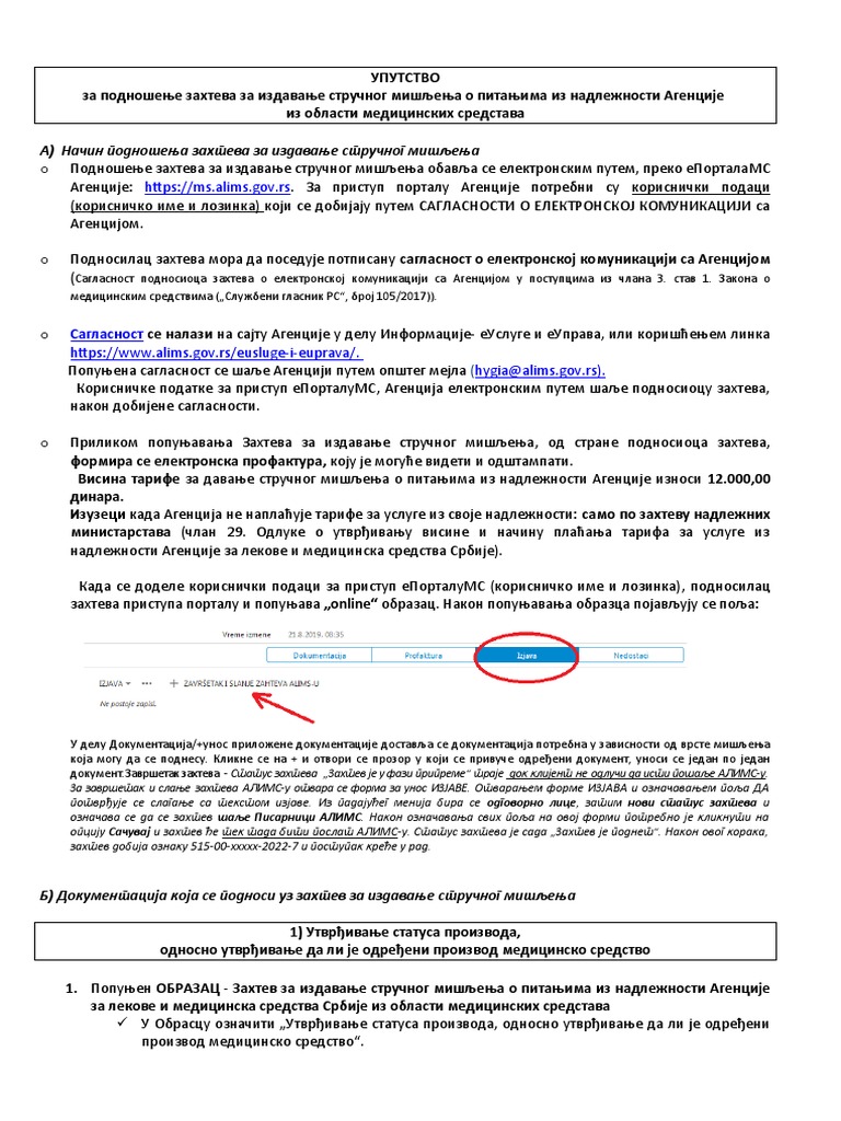 7.Uputstvo_strucna_misljenja_07.04.2022 (2) | PDF