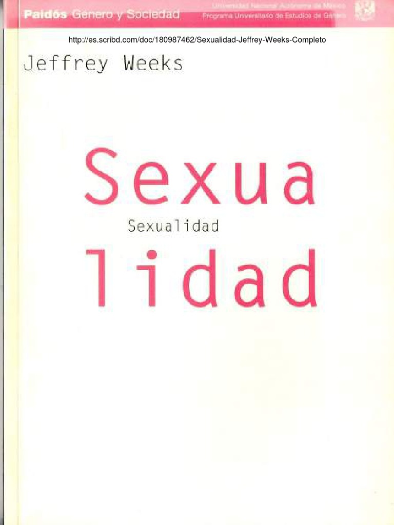 Weeks Jeffrey Sexualidad Compressed | PDF