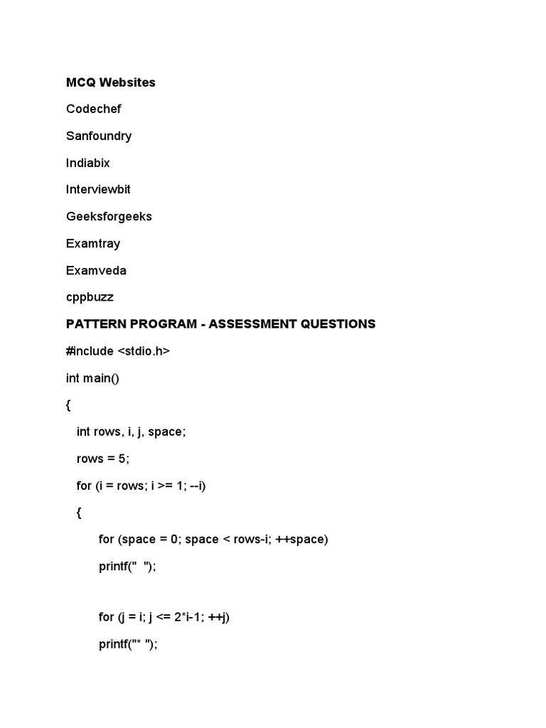 C Programming MCQ Resources | PDF | Pointer (Computer Programming) | Computer Programming