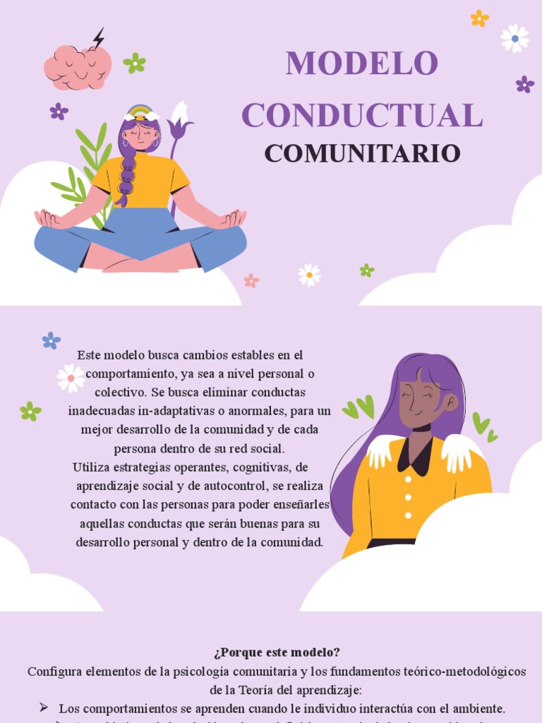 Modelo Conductual: Comunitario | PDF | Comportamiento | Aprendizaje