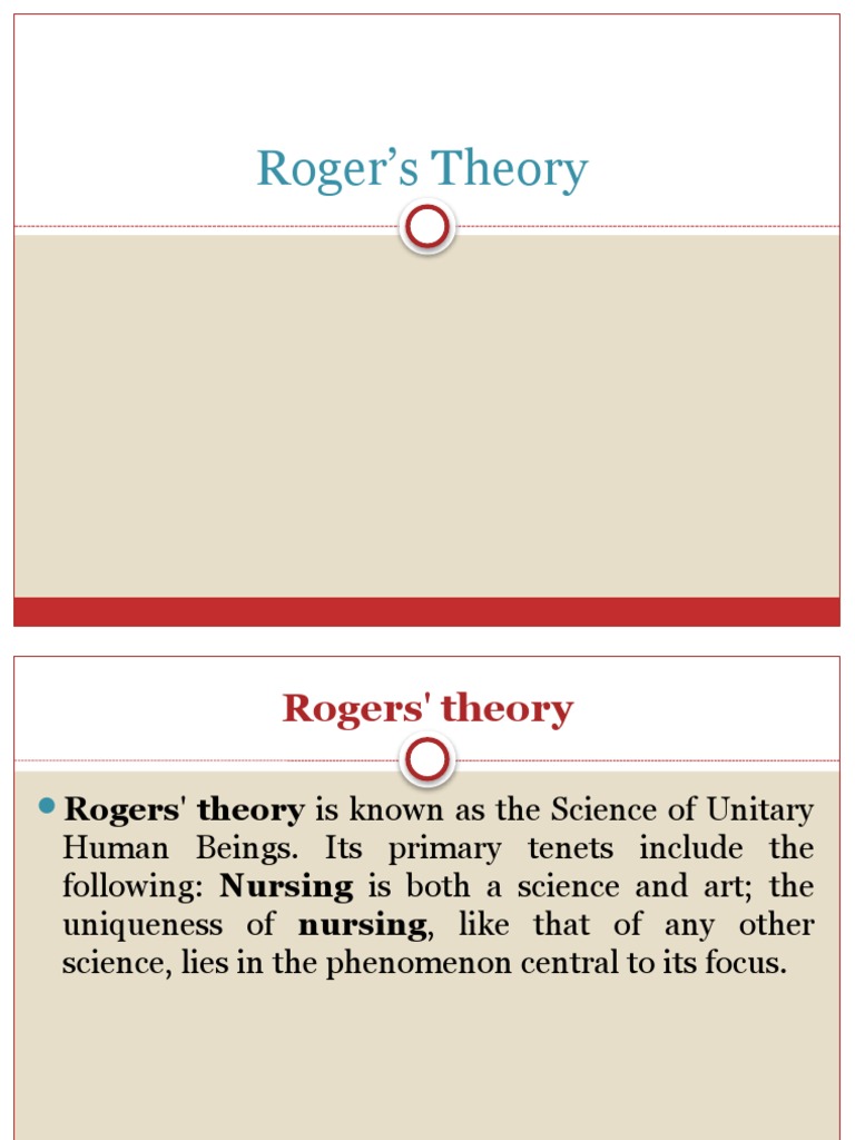 Roger's Theory | PDF