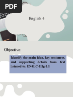 English4 q3 Mod4 Main Idea Key Sentences and Supporting Details | PDF ...