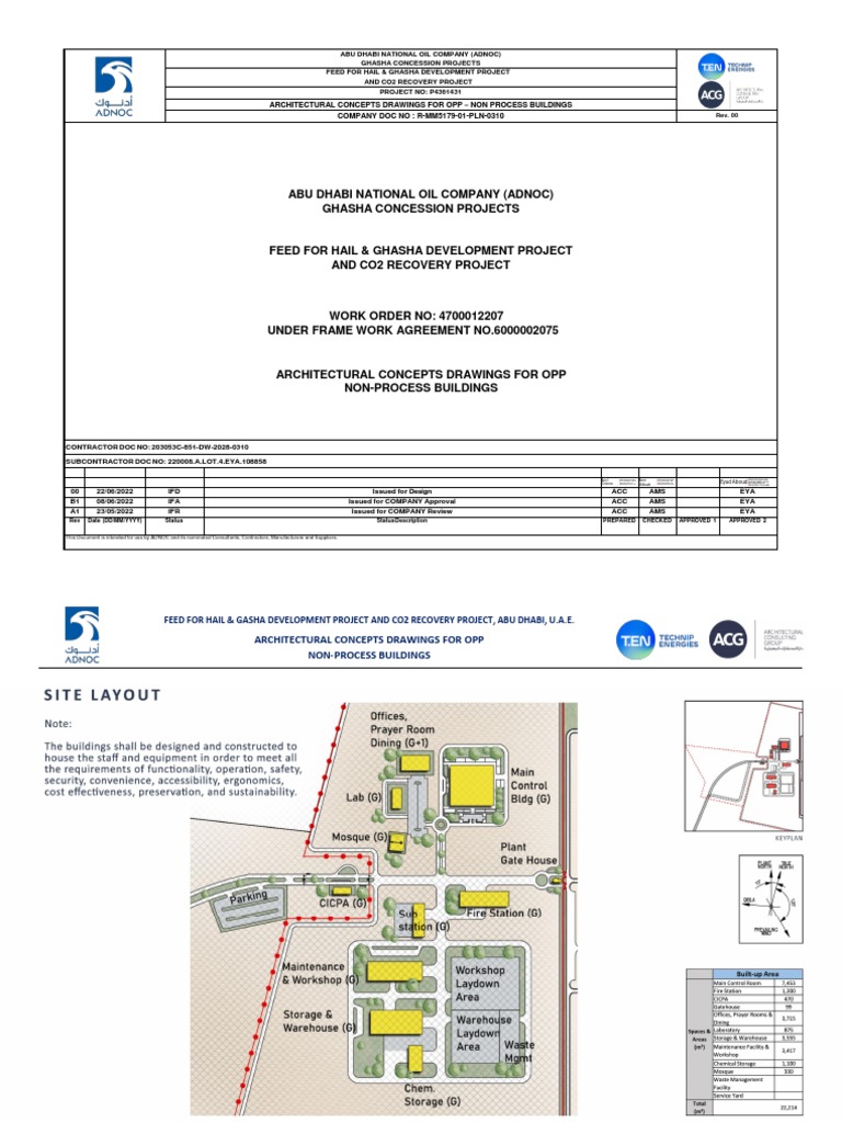 Architectural Concepts Drawings For Opp - Non Process Buildings COMPANY ...