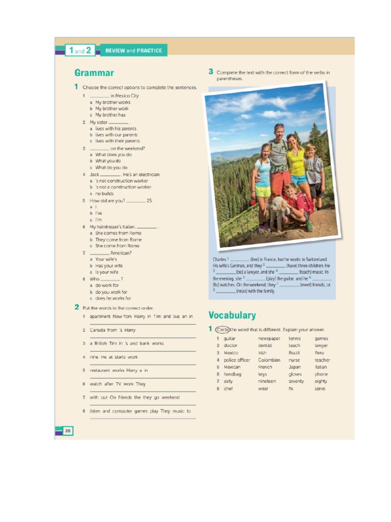 Preview and Practice: Unit1 and 2 | PDF