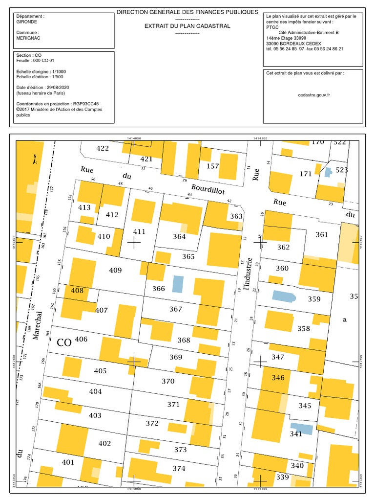 Plan Cadastral Normalise | PDF