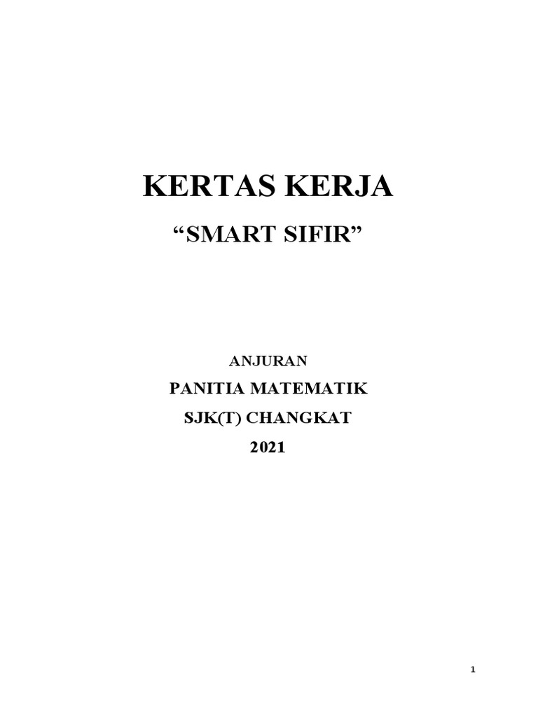K.kerja Smart Sifir | PDF