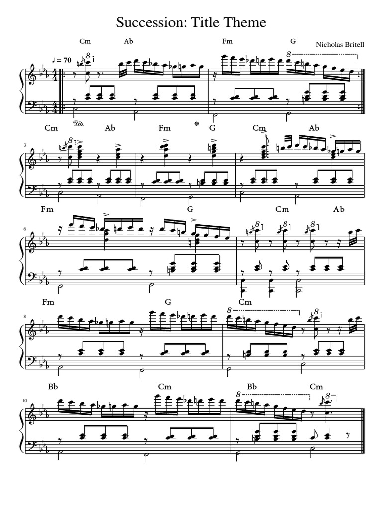 Succession Main Theme | PDF