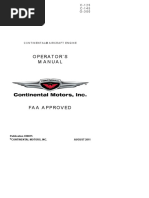TSIO-550 Operation Manual | PDF | Industries | Aviation