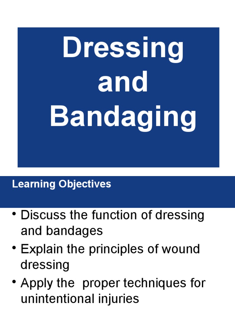 Bandaging Demo 2 | PDF | Wound | Injury