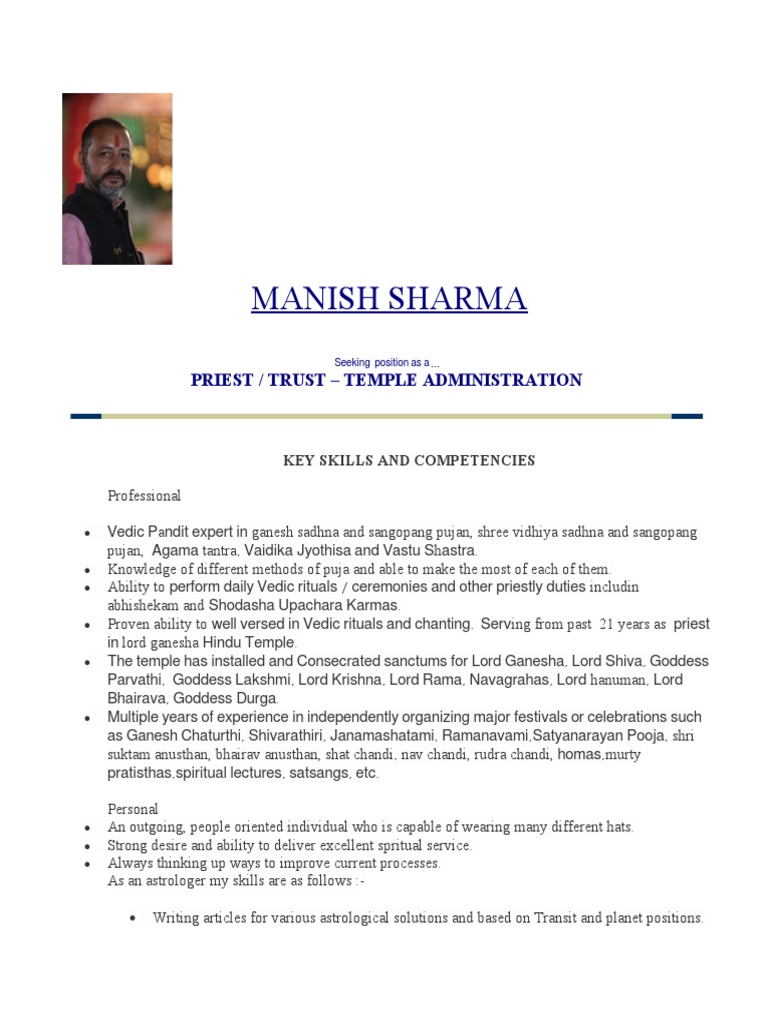 Priest Profile | PDF