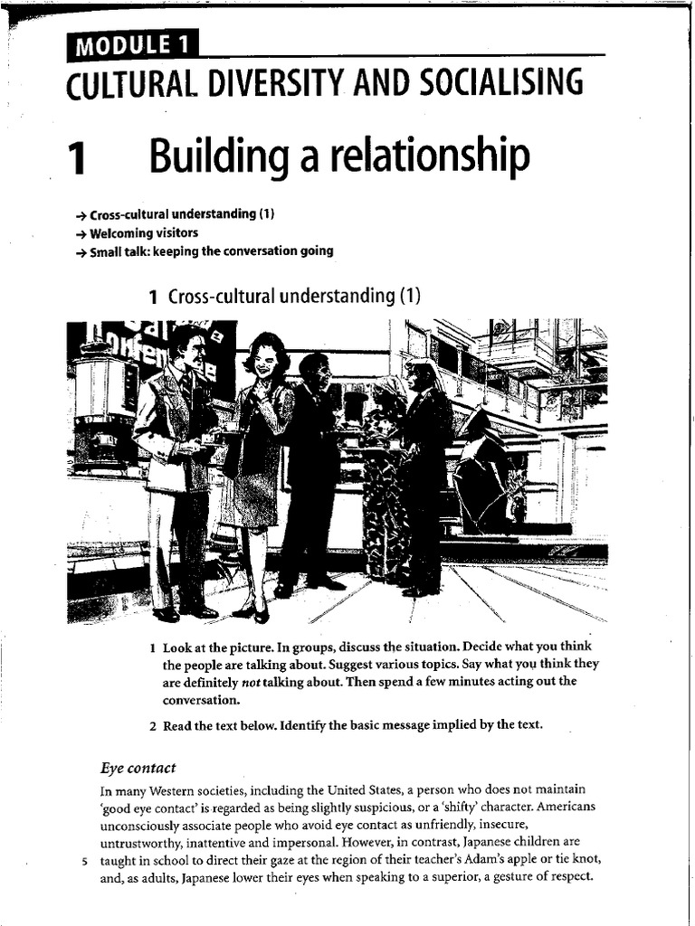 Cross-Cultural Understanding - Eye Contact | PDF