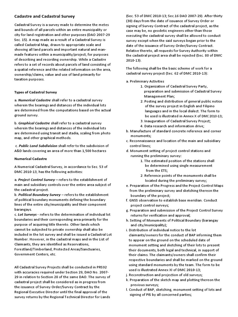 Module 6 Study Guide | PDF | Surveying | Land Lot