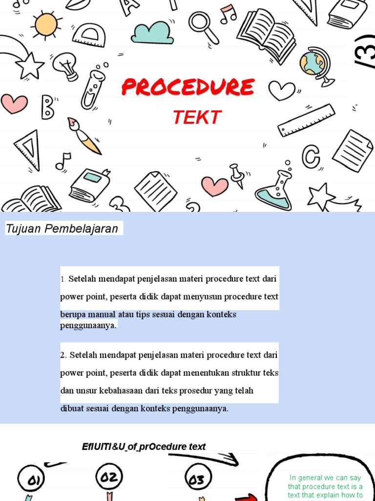Procedure Text | Download Free PDF | Grammar | Cognitive Science