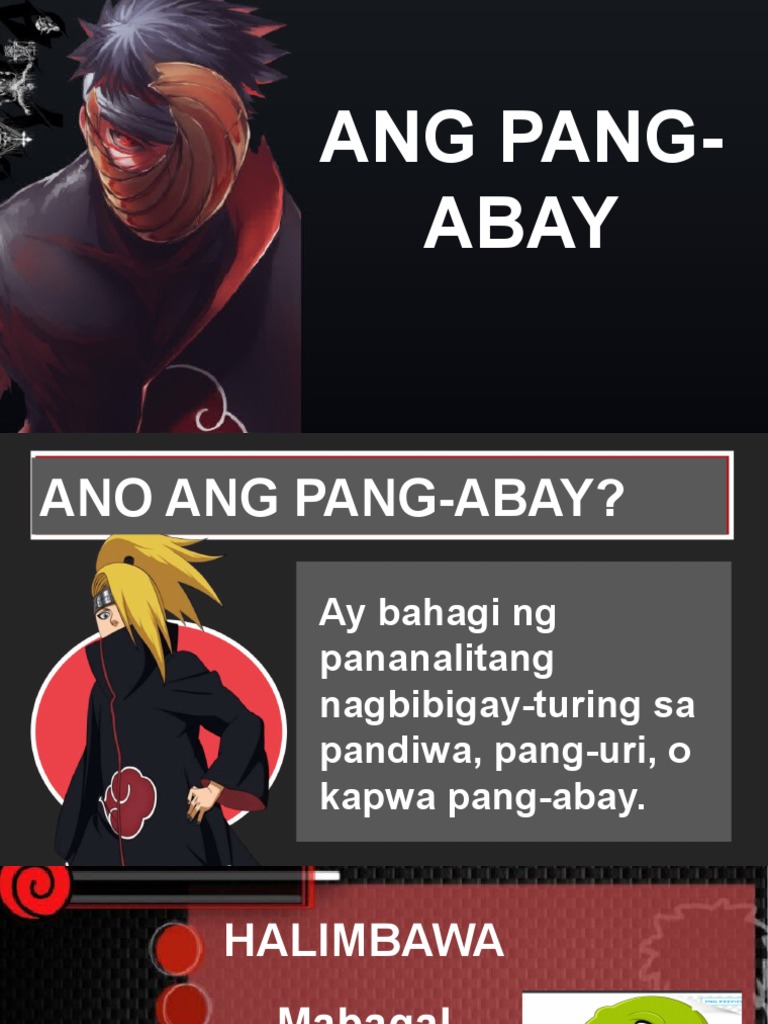 Ang Pang-Abay | PDF