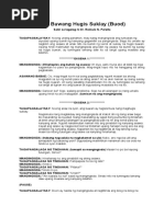 Hatol NG Kuneho Script | PDF