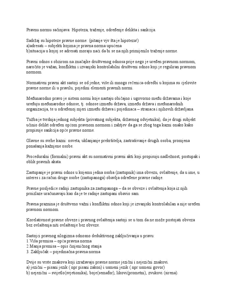 Teorija Drugi Kolokvij | PDF