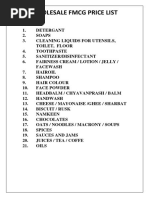 Hindustan Unilever Product List | PDF | Personal Hygiene Products ...