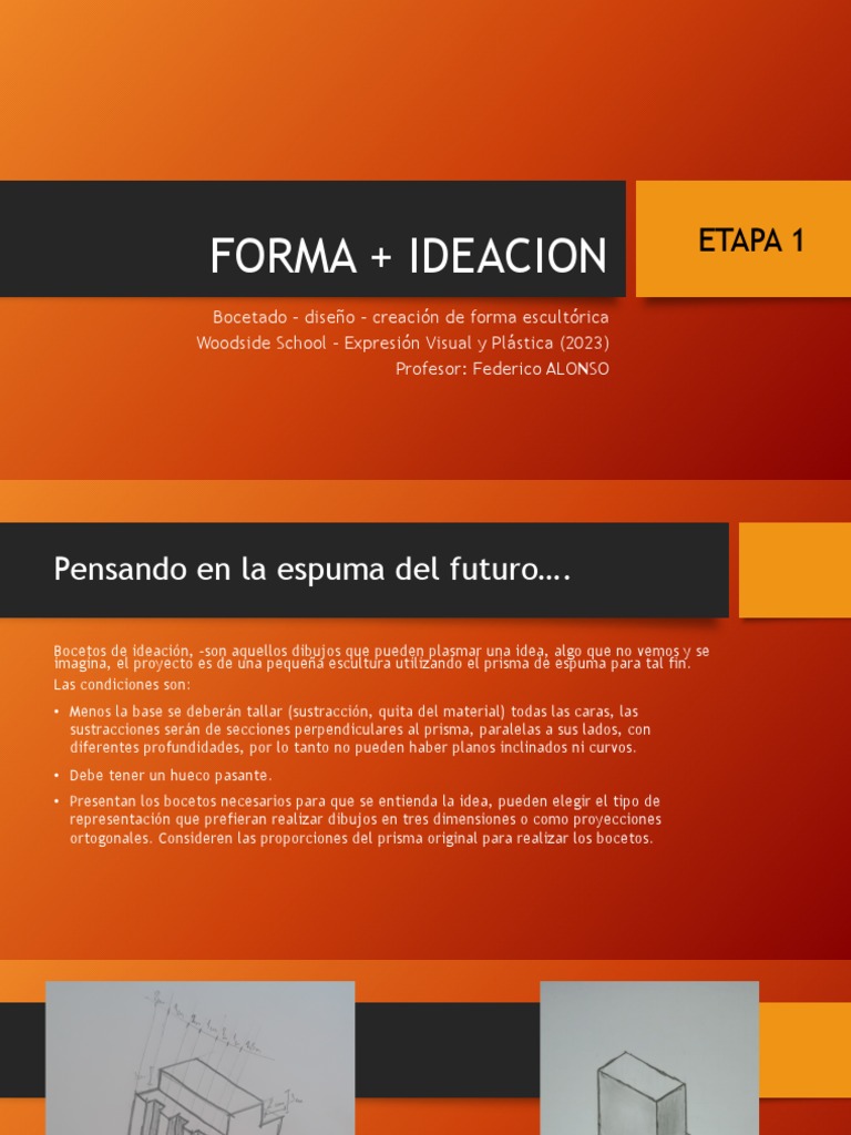 Forma + Ideacion: Etapa 1 | PDF | Perspectiva (Gráfica) | Visión