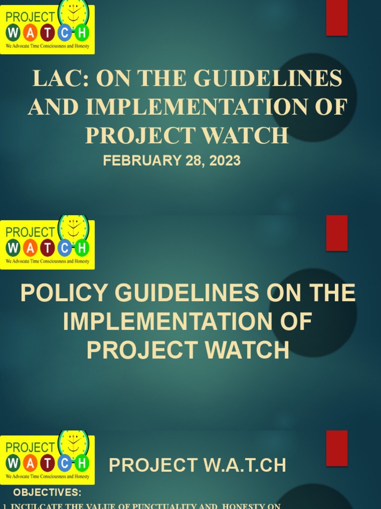 Lac Session PPT Project Watch | PDF