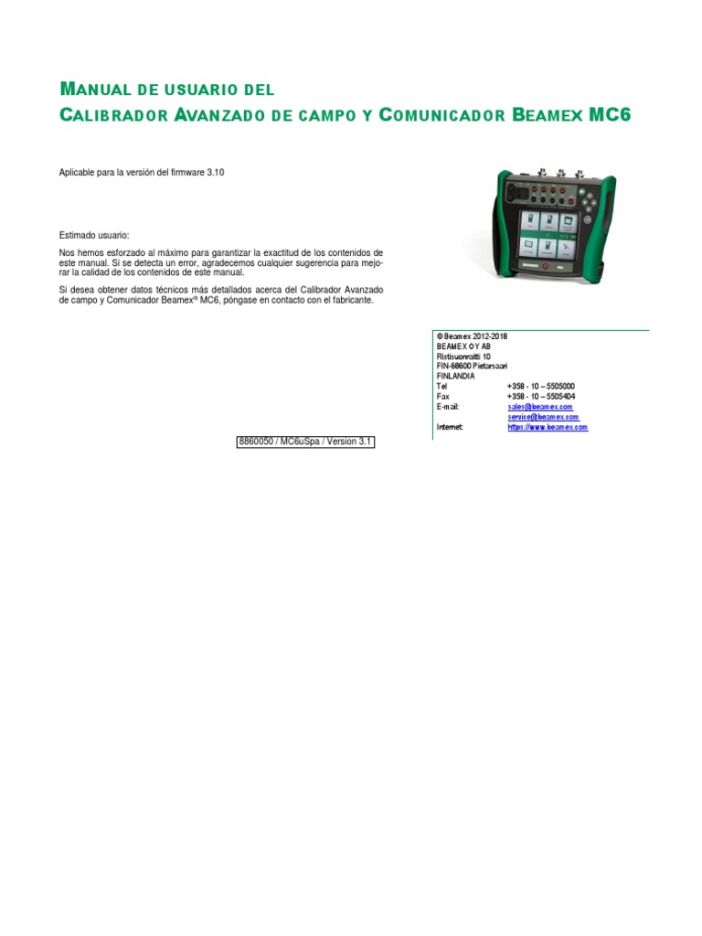 MC6 Manual de Usuario | PDF | Ventana (informática) | Hardware de la ...