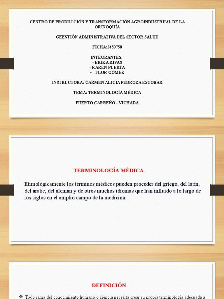 Terminología Médica: Raíces y Sufijos | PDF | Lingüística | Cognición