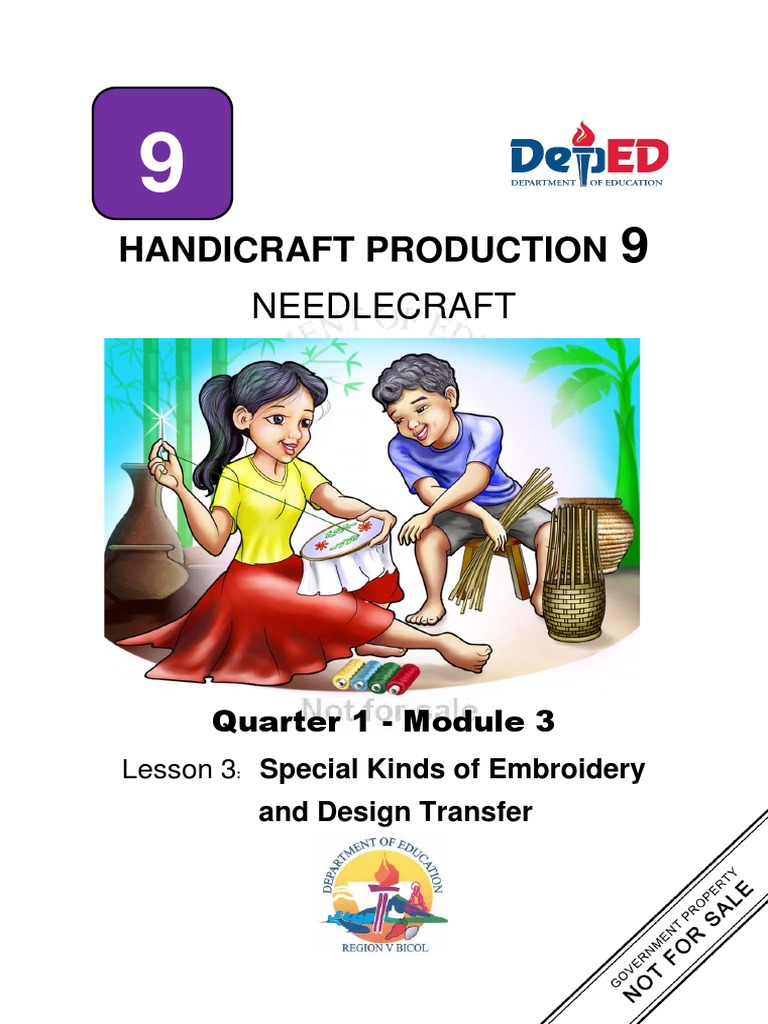 GRADE 9 HANDICRAFT Module 3 | PDF | Textiles | Textile Arts