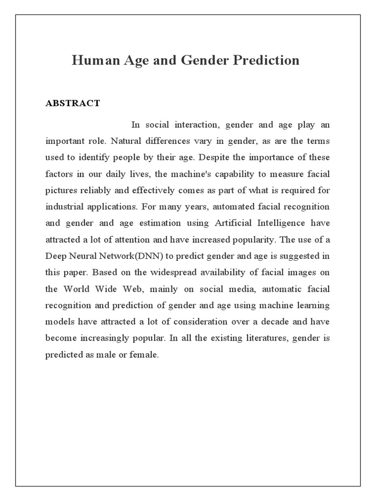 Age and Gender Using OPENCV | PDF | Data Compression | Python (Programming Language)