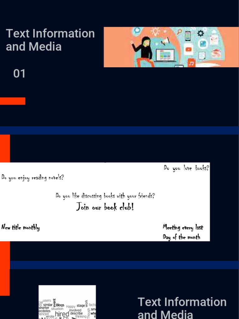 Types and Analysis of Text Media | PDF | Typefaces | News