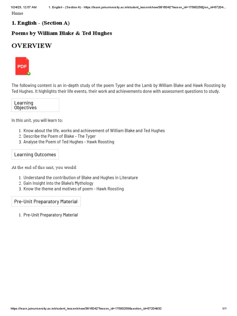 English - (Section A) - Https - Learn - Jainuniversity.ac - in ...