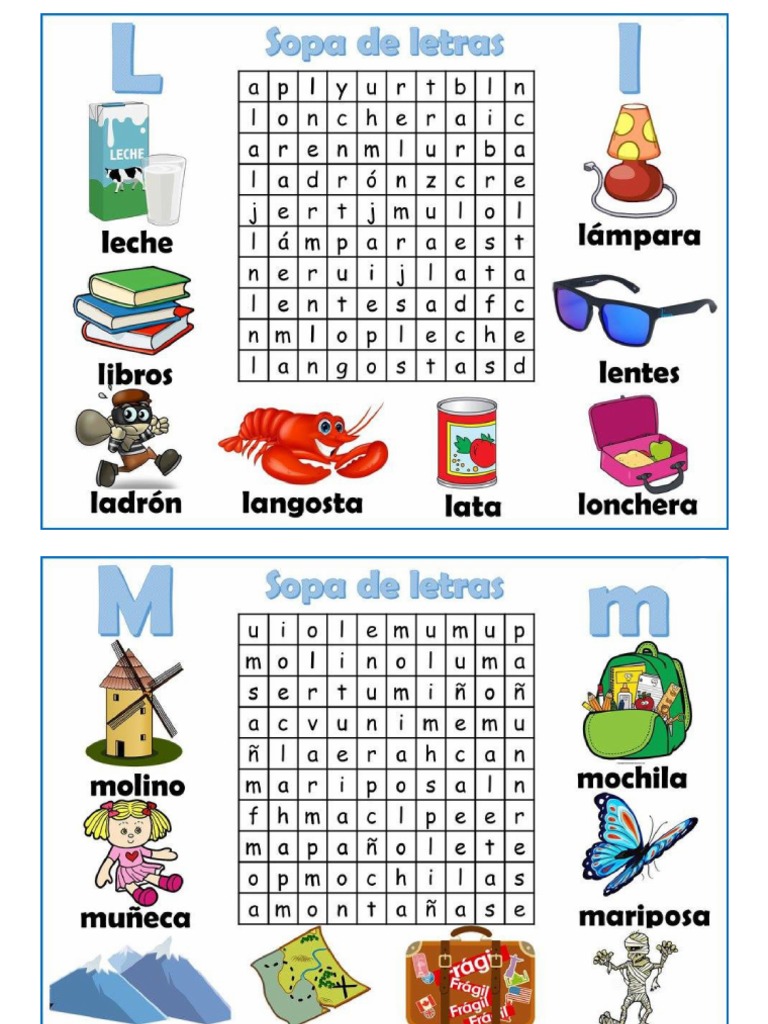 Sopa de Letras Del Abecedario | PDF