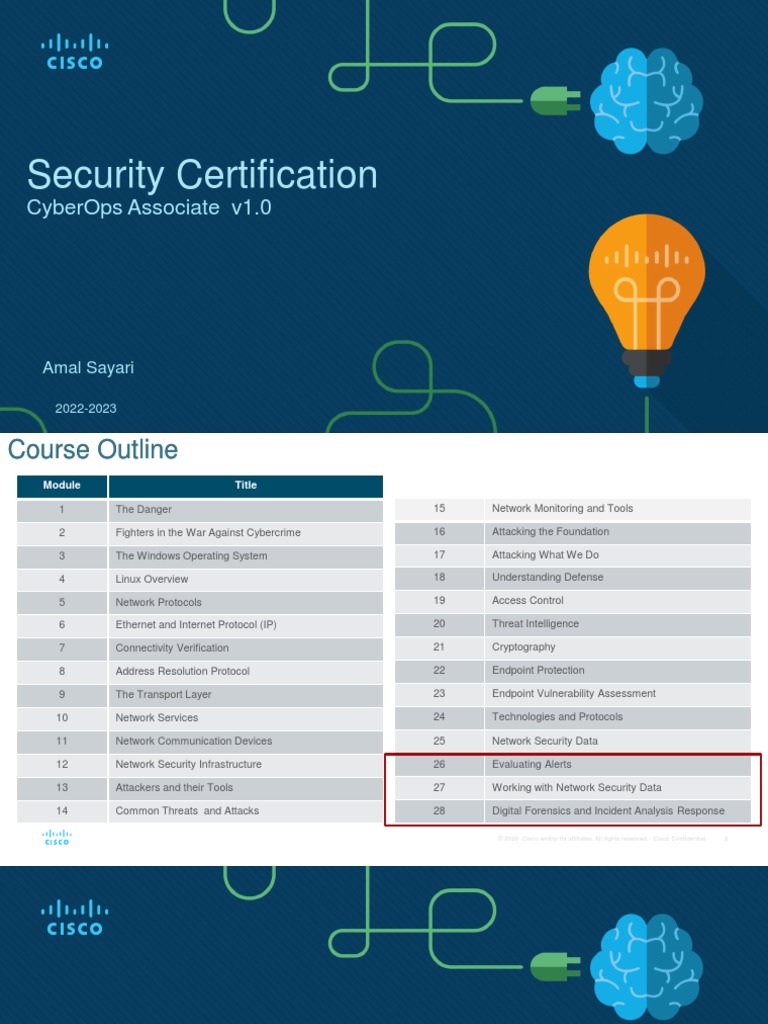 Master CyberOps Session 10 | PDF