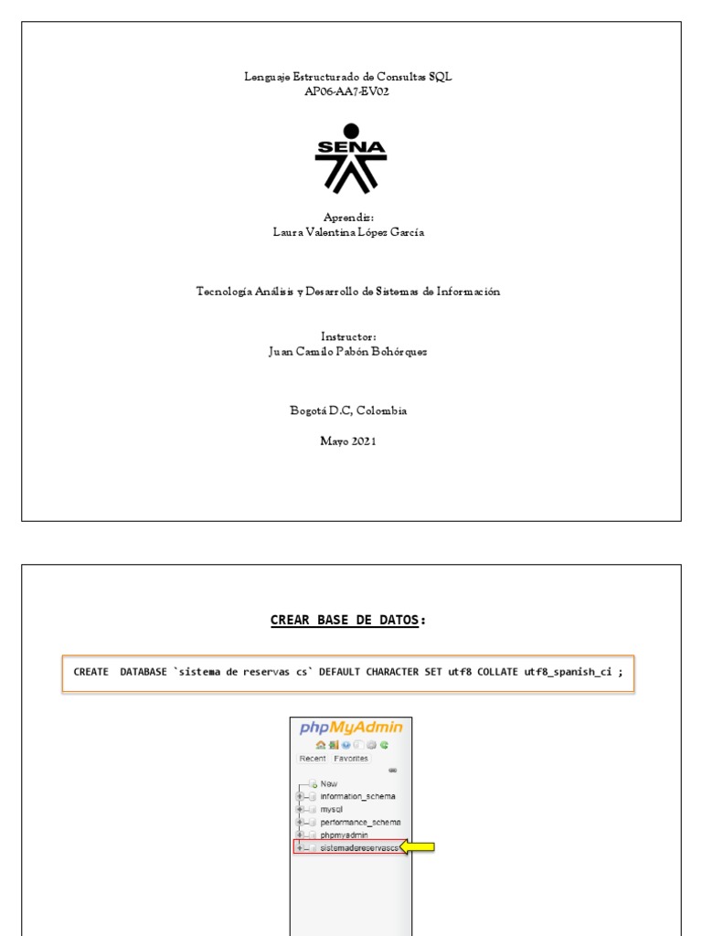 Lenguaje Estructurado de Consultas SQL | PDF | Gestión de datos ...